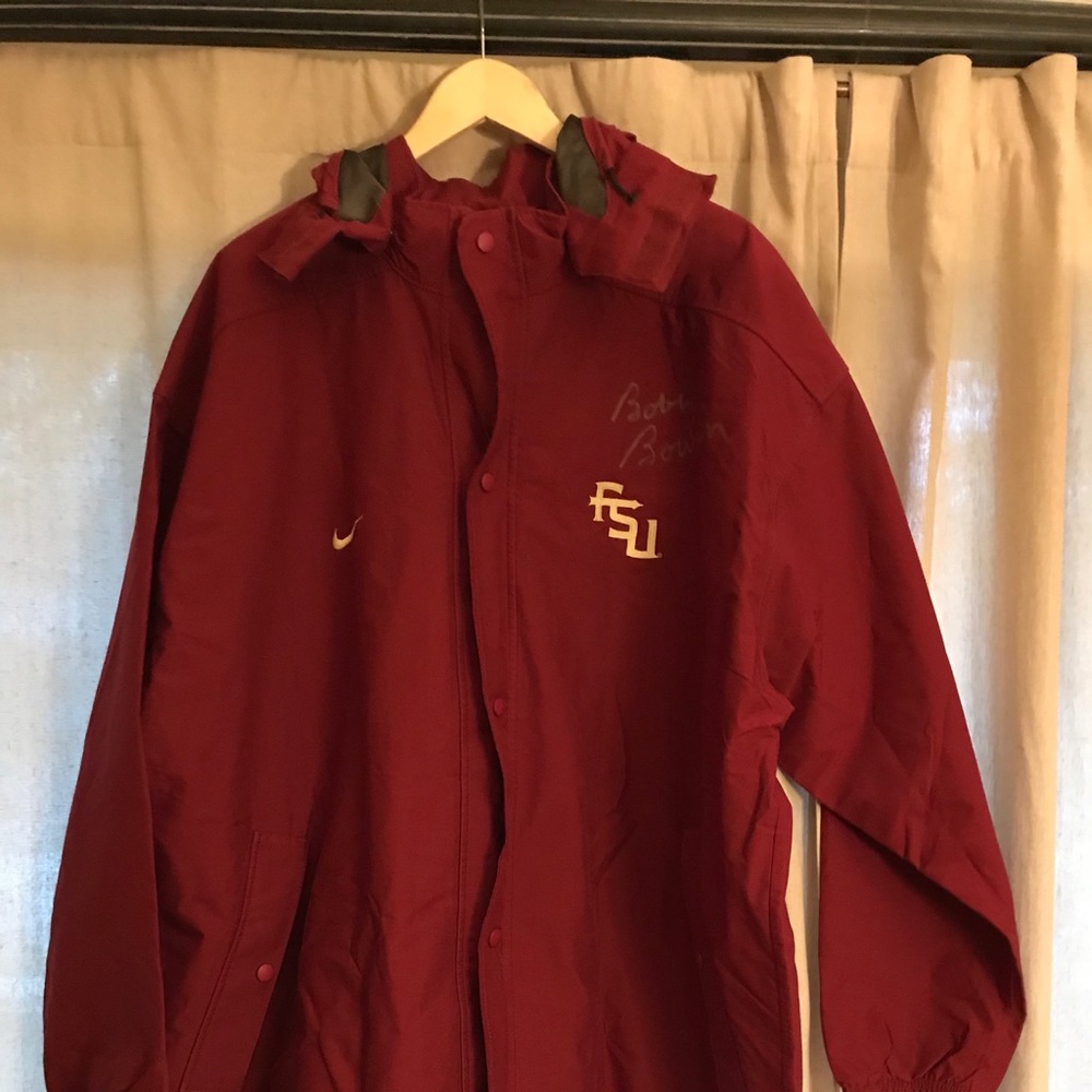 Fsu Football Team Issue Rain Windbreaker - Gem